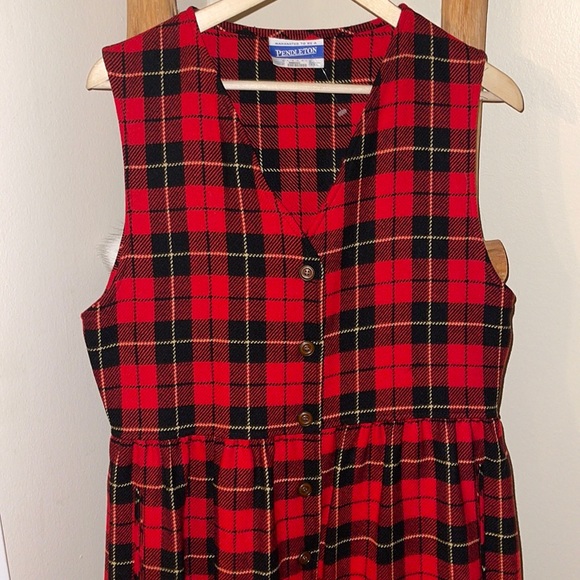 Pendleton | Dresses | Rare Vintage Pendleton 0 Virgin Wool Plaid Dress ...